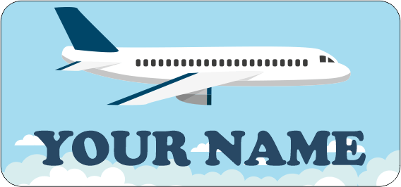 Airplane Name Tags – All Things Printed Shop