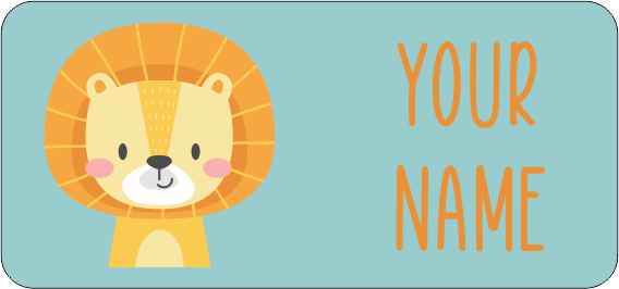 Free Printable Preschool Name Tags Lion Boho Theme, 49% OFF