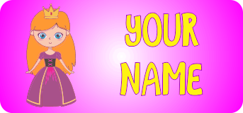 Little Princess Name Tags – All Things Printed Shop
